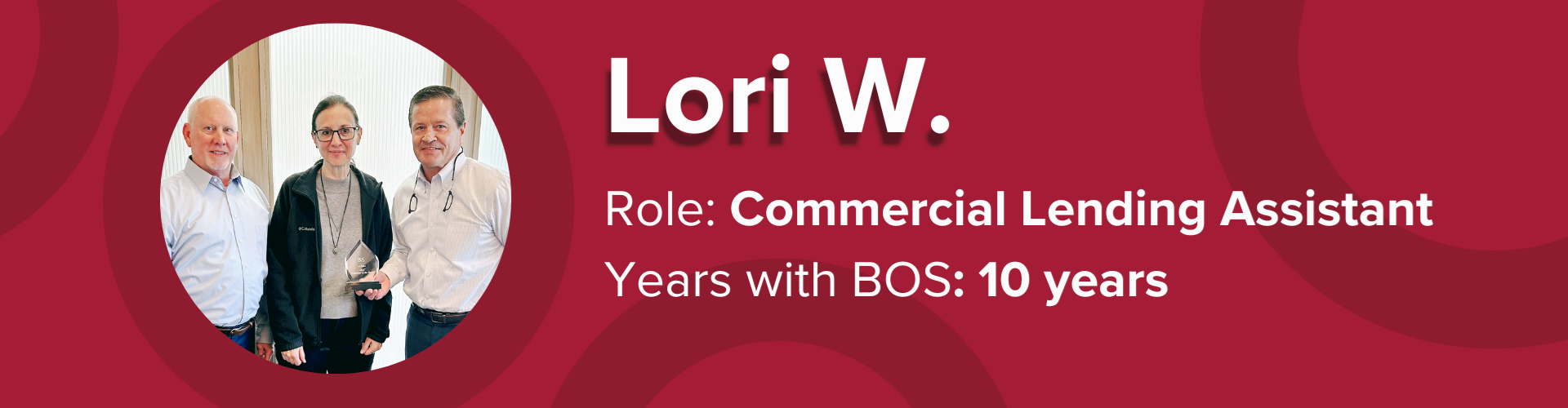 2024 BOS Employee of the Year! | Bank of Springfield